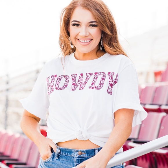 Layerz Clothing | Tops | Nwt Layerz Clothing Texas Am Howdy Floral ...